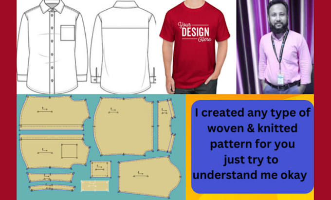 Make digital dxf sewing pattern for clothing by Biswasrony99 | Fiverr