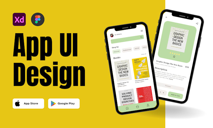 Do professional ui ux design for ios and android in figma or xd by Ayeshaahmaad | Fiverr