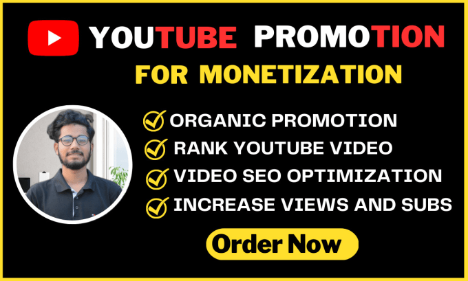 Do super fast organic youtube promotion for monetization by ... Do super fast organic youtube promotion for monetization by ...