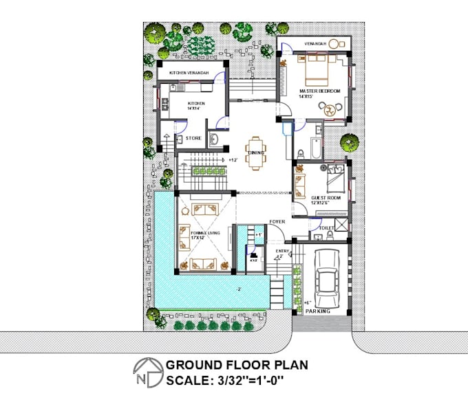 Do custom 2d floor plans for your dream project in 12hrs by Tonu2023 | Fiverr