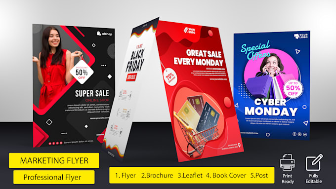 Design promotional flyer, brochure and marketing materials by ...