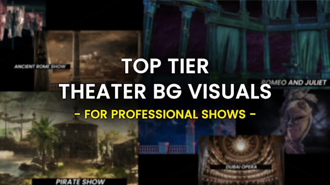 Create high end backdrop visuals for your theater show by Madaraszgergo ...