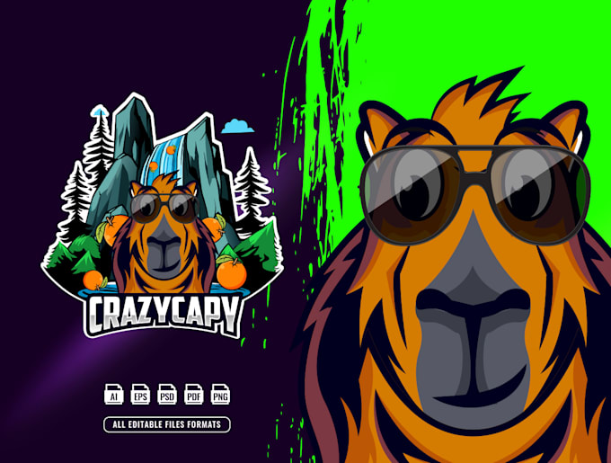 Design kickass mascot cartoon twitch esports and gaming logo by ...