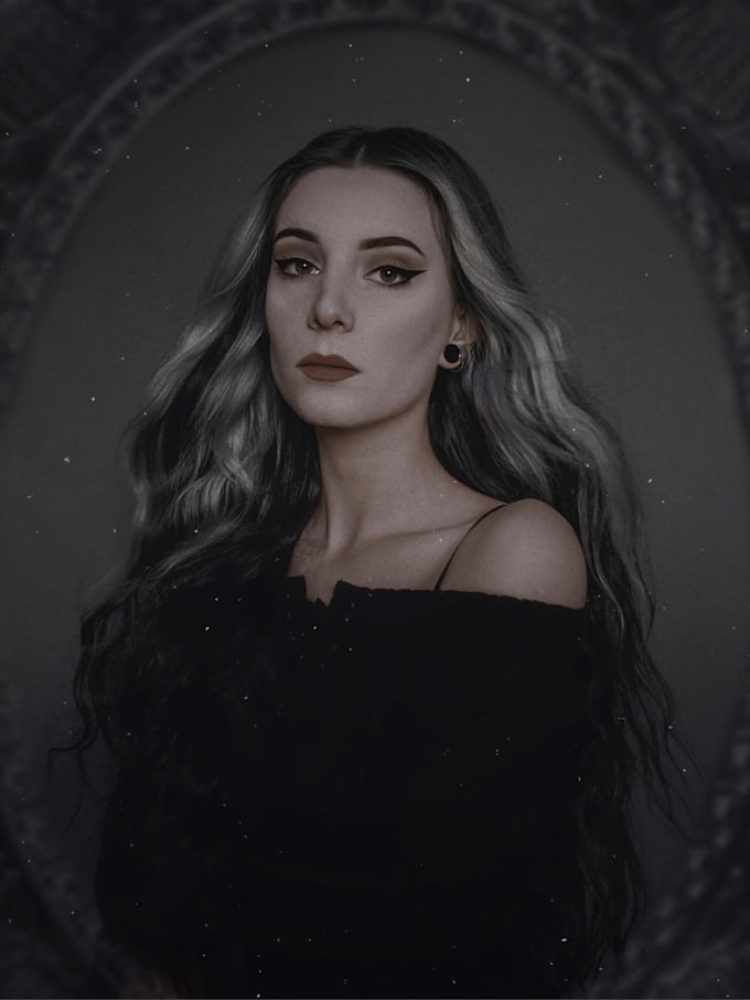 Do artstic self portraits for book and album covers by Iulia_iepure ...