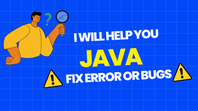 Fix a bug in java by Naveedtariq792 | Fiverr Fix a bug in java by Naveedtariq792 | Fiverr