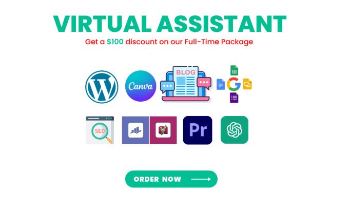 Be your wordpress, canva and data entry virtual assistant va by Abdullah_wpdev | Fiverr
