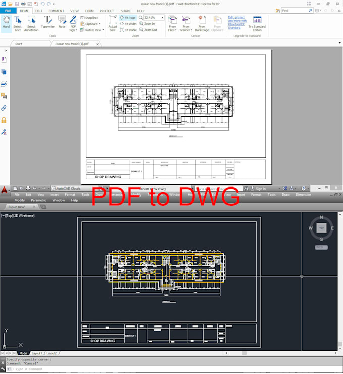 Convert your pdf file to be dwg file by Wahyukus | Fiverr Convert your pdf file to be dwg file by Wahyukus | Fiverr