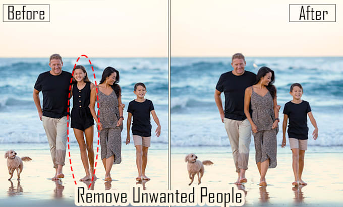 Do object remove, unwanted object, person remove from photo by ...