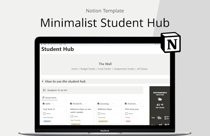 Build notion template to organize your life by Htlemcani | Fiverr