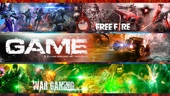 Design esports gaming banner for youtube and twitch by Mubashirmali474 ...