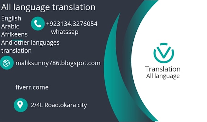 Translation and writing all language by Maliksunny249 | Fiverr