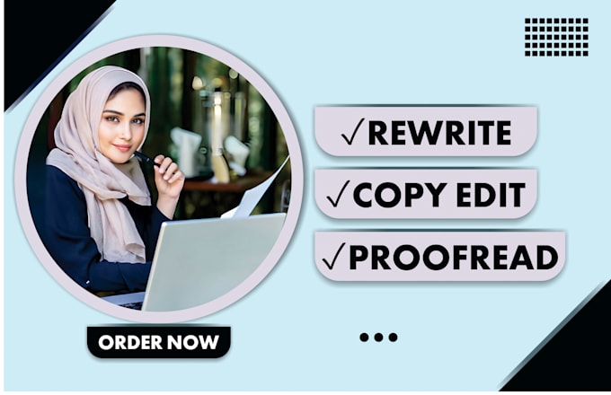 Provide manual accurate proofread, paraphrase and rewrite article services by Editor_hawa | Fiverr