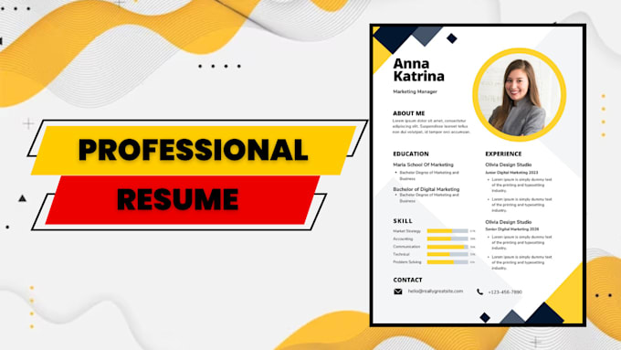 Create a professional cv for your job career to get your desired job by ...