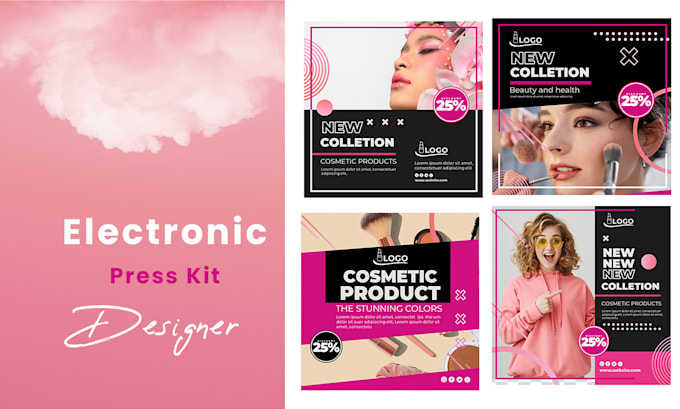 Design stunning epk , media kit , press kit by Laibatalib | Fiverr