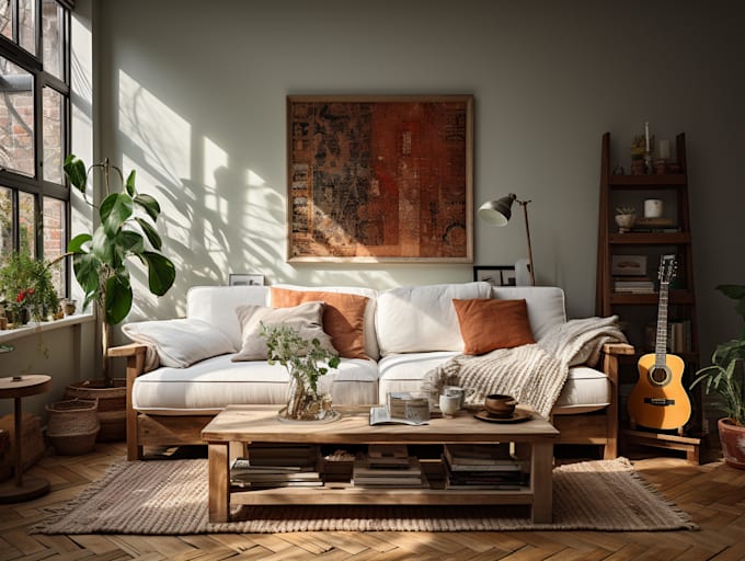 Create ai generated soho style interior design concept by Summerflower ...