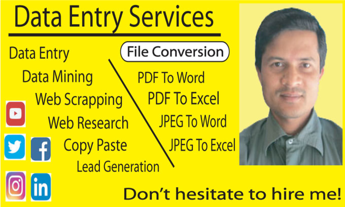 Do Data Entry Mining Web Research Scrapping Copy Paste Lead Generation Etc By Spire Entry