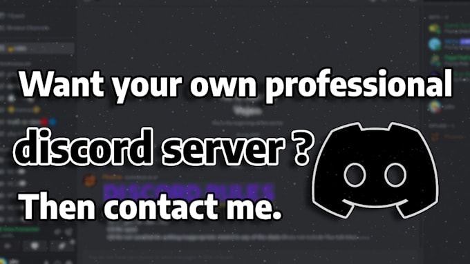 Make you a fully working discord server by Lucas4real_ | Fiverr