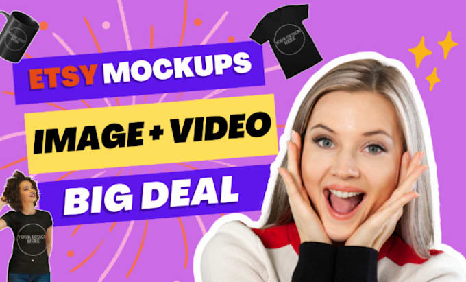 Create professional high quality etsy mockups for your business ...