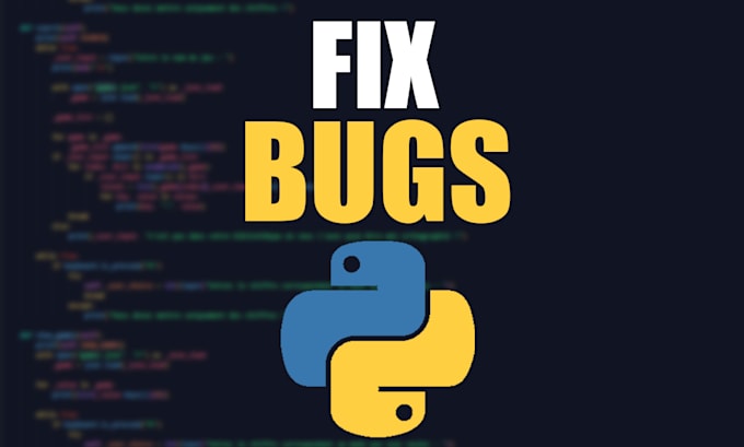 Fix your python program by Lixnew__ | Fiverr