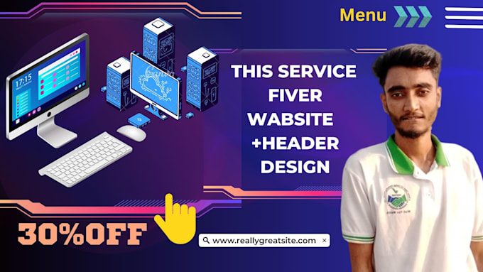 Create an eye catching website banner and header design by Mdrukunzzaman | Fiverr