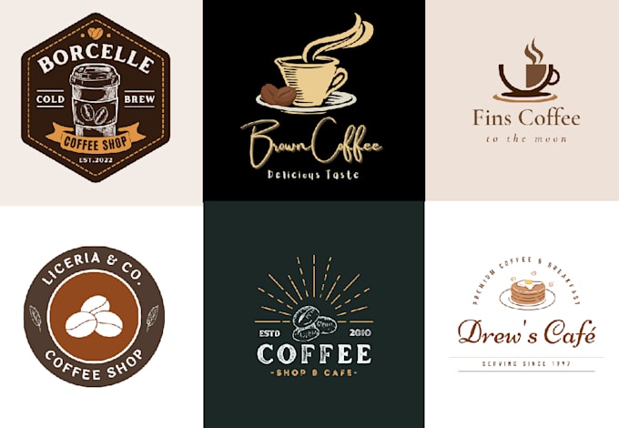 Design unique and creative coffee shop logo for you by Mehrunnisa_rind ...