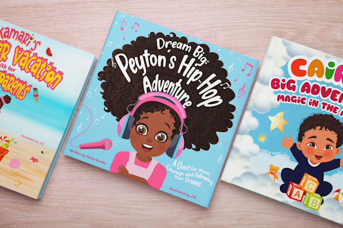 Draw vibrant colorful children book illustrations by Childrenbook711 ...