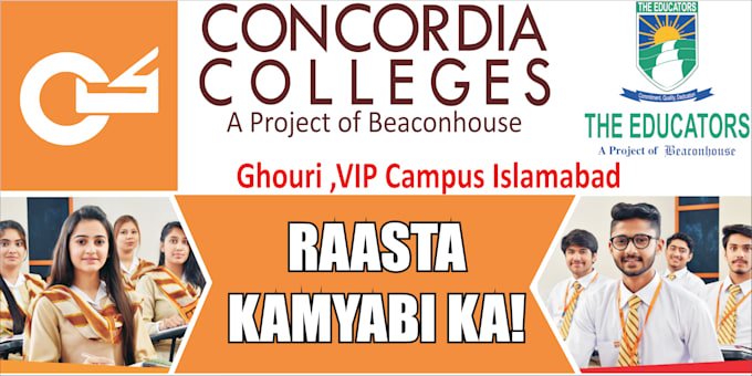 Graphic designer using visual elements such as typography by ...