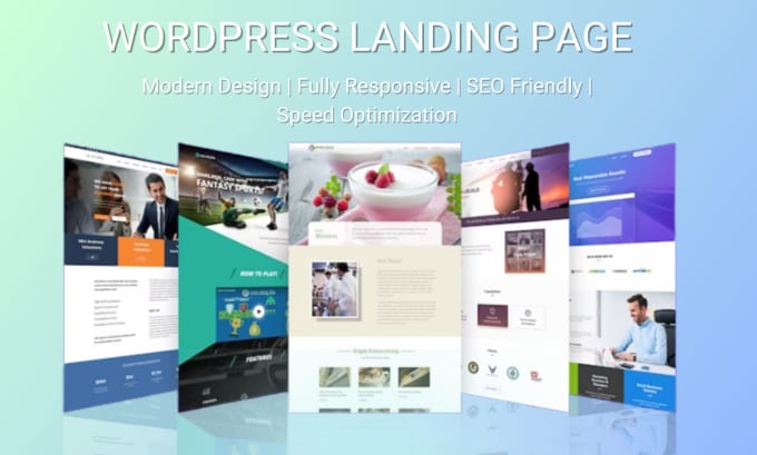 Create responsive wordpress landing page design with elementor pro by Sabbir_wdd | Fiverr