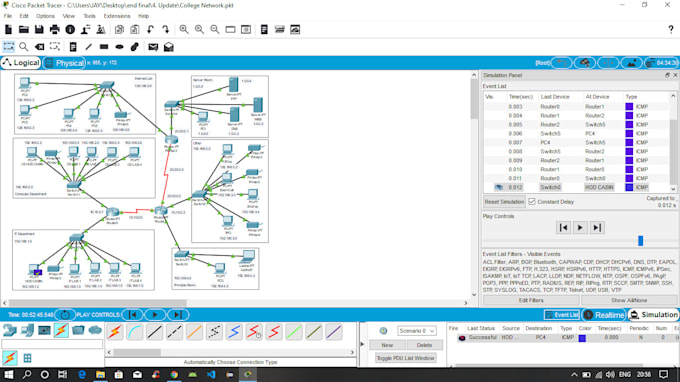 Help with gns3, ensp, packet tracer lab by Mars_ua | Fiverr