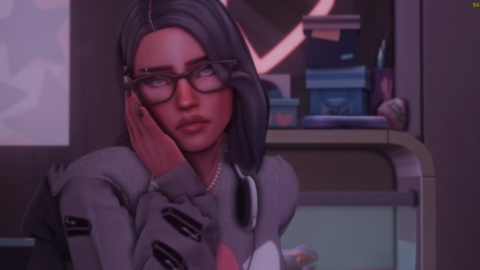 Create pretty maxis match sims 4 sims for you by Melkiraa | Fiverr