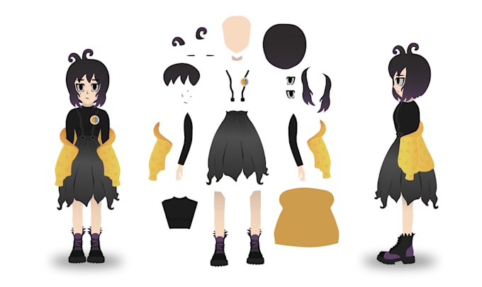 Create a 2d game character for a mobile game in vector by Vasylynaart ...