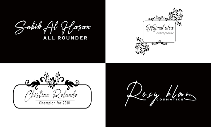 Do professional handwritten, unique signature logo design by Logo_artt ...
