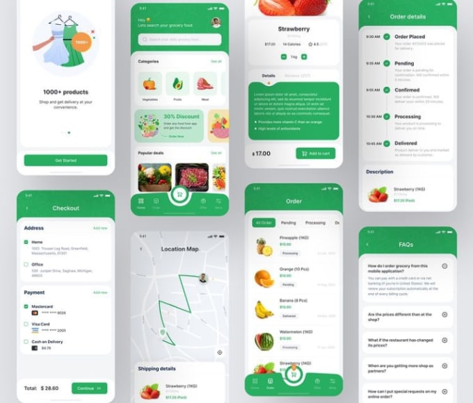 Design mobile app ui ux design by Uiux_master6 | Fiverr