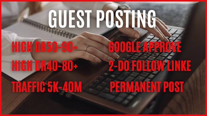 Do guest post high quality da 90 dr 50 by Alinoman | Fiverr