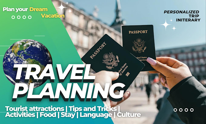 Create travel planning itinerary guide for your vacation trip by ...