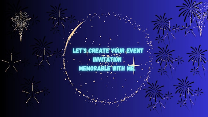 Make party, event, wedding invitation video and gif by Nadithedesigner ...