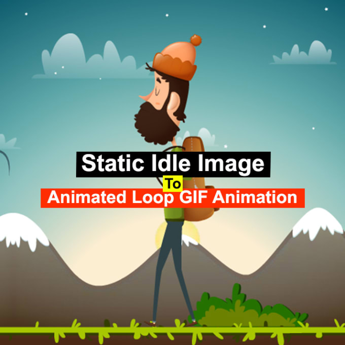 Make gif animation loop from idle picture or character by Digitalkrowd ...