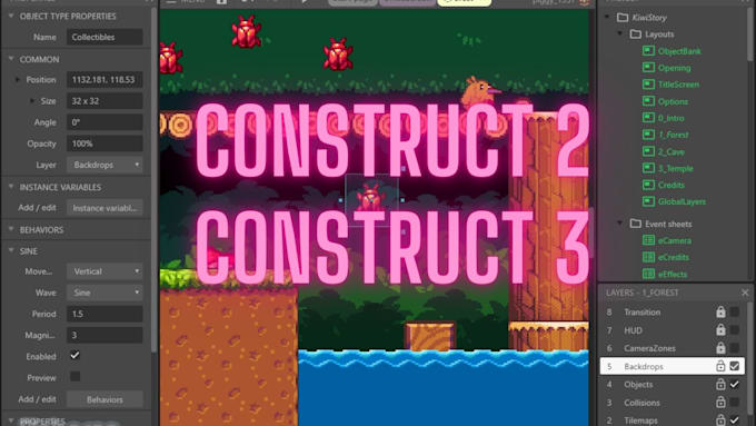 Create 2d Game Using Construct 2 Or Construct 3 By Stevennikki Fiverr 