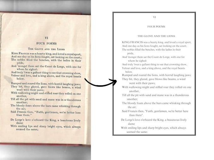 Retype and convert to a pdf file any photo by Ranyazabet | Fiverr