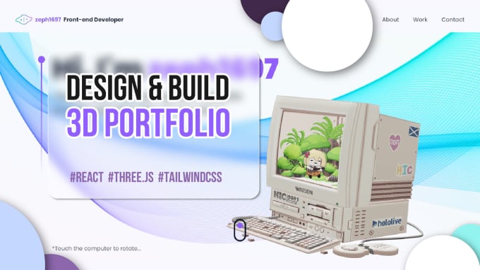 Program A 3d Web App Using React Vite Threejs Tailwindcss By Zeph1697 Fiverr