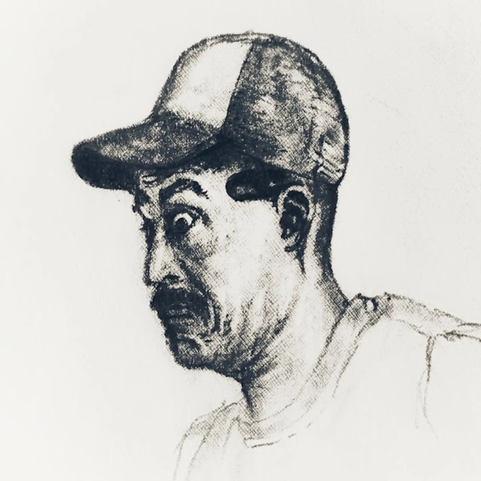 Draw your mini portrait in pencil by Yurioliveiraart | Fiverr