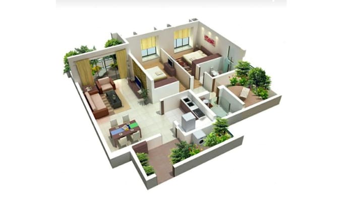 Design a beautiful house for you by Raymondclerk | Fiverr