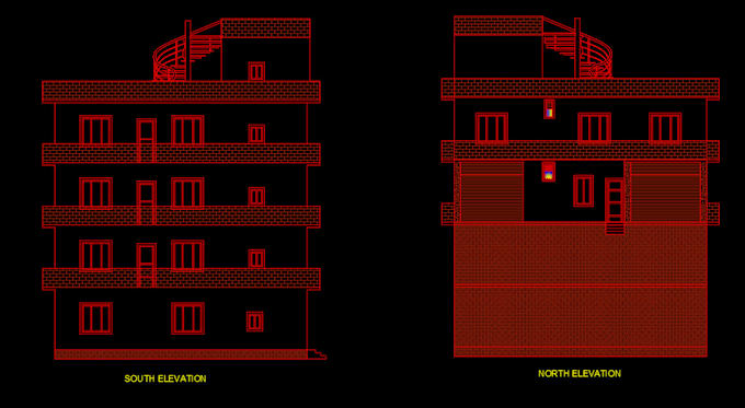 Do 2d cad drawing plan elevation section estimation of buildings by ...