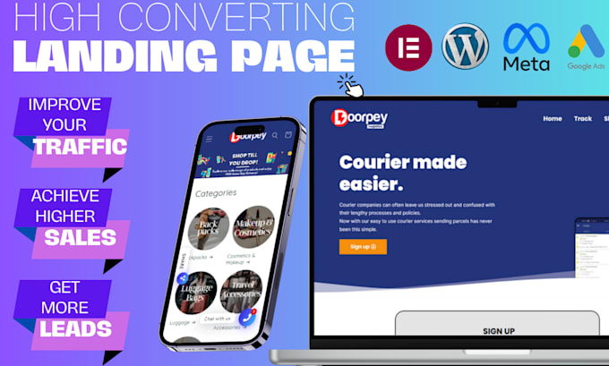 Design and develop a high converting wordpress landing page by Museonline | Fiverr