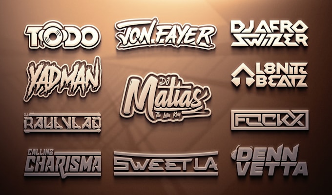 dj logo examples