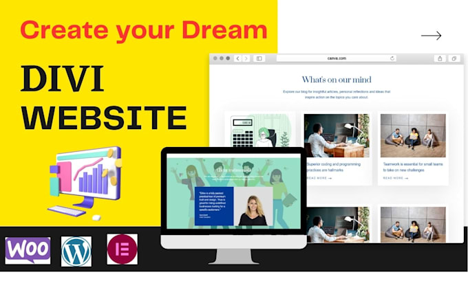 Design your responsive website with divi theme by Dev_juhin | Fiverr