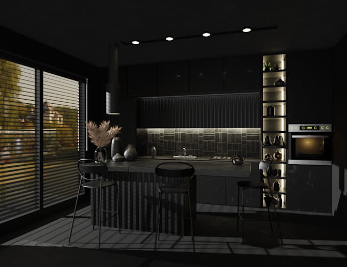 Create 3d interior visualization render by Zhuravstan | Fiverr