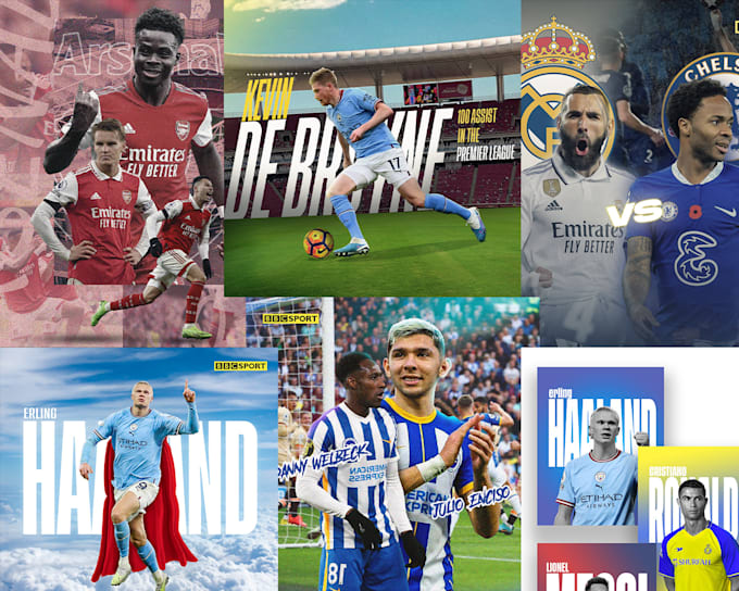 Do a sport,esport and movie graphic designing by Rfdnstudio | Fiverr