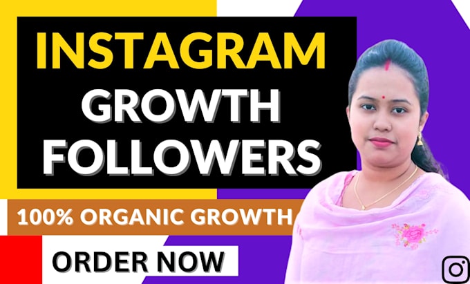Organically grow your instagram account for organic growth by Shimu04 | Fiverr
