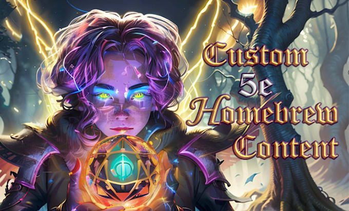 Write custom dnd 5e compatible content by Jonathanle412 | Fiverr